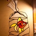 Goldfish in a Package Stained Glass Window Stained Glass - Etsy
