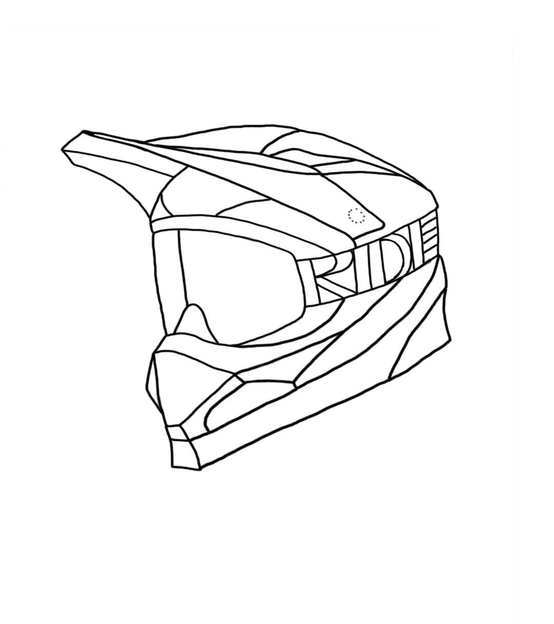 Digital Pattern Full Face Helmet Stained Glass Window Panel - Etsy