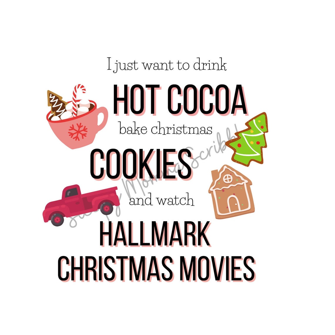 Hallmark Christmas Movie SVG PNG Hot Cocoa Christmas - Etsy