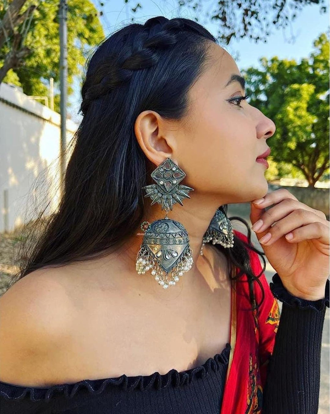 Big Traditional Jhumka , Indian & Pakistani Jhumka, Party and Casuak ...