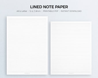 Dotted Note Paper Printable A6 Dotted Paper, Dotted Notes, Writing ...
