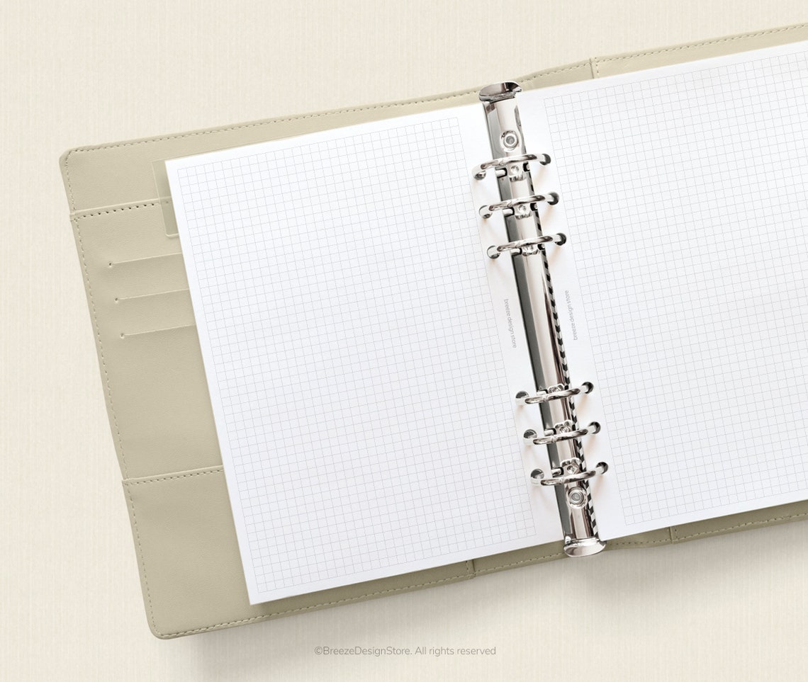 Grid Note Paper Printable | A5 Grid Paper, Grid Notes, Writing Paper ...