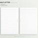 Lined Note Paper Printable | Half Letter Lined Paper, Lined Notes ...