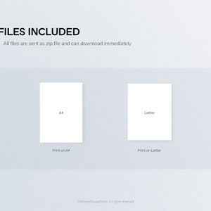 Grid Note Paper Printable A4 & Letter Grid Paper, Grid Notes, Writing ...