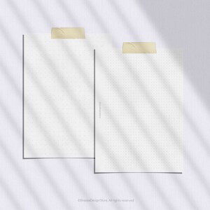 Dotted Note Paper Printable | A6 Dotted Paper, Dotted Notes, Writing ...