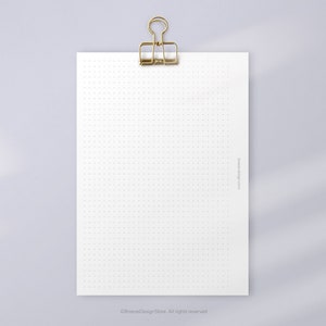 Dotted Note Paper Printable | A6 Dotted Paper, Dotted Notes, Writing ...