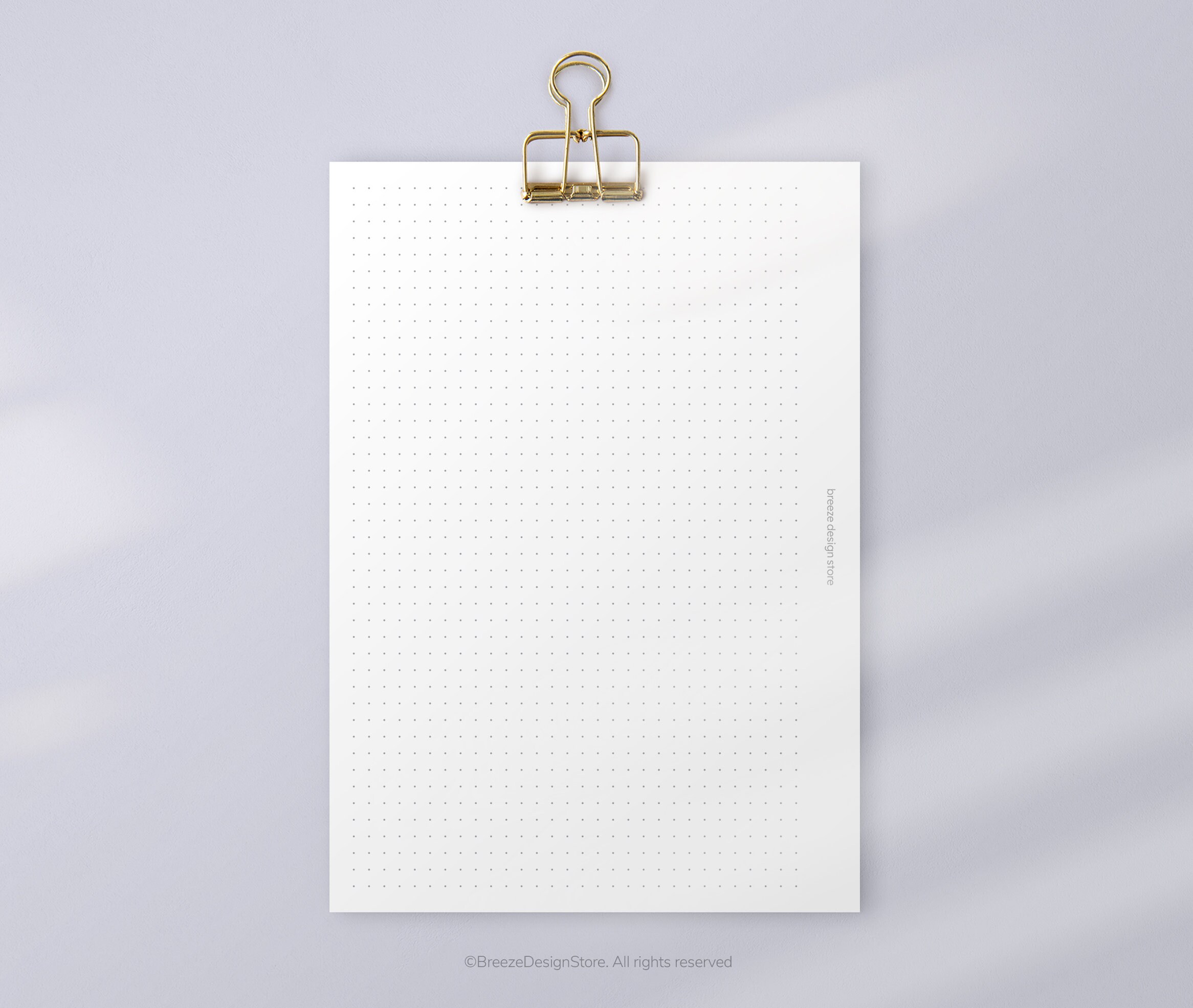 Dotted Note Paper Printable A6 Dotted Paper, Dotted Notes, Writing ...