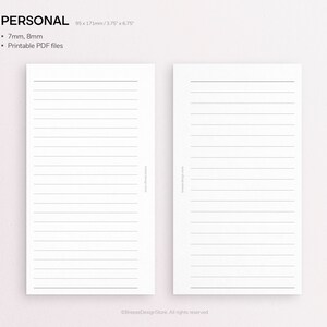 Lined Note Paper Printable | Personal Lined Paper, Lined Notes, Writing ...