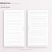 Lined Note Paper Printable | Personal Lined Paper, Lined Notes, Writing ...