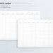 Undated Monthly Planner Printable A4 & Letter Monthly Printable, MO1P ...