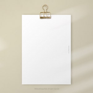 Dotted Note Paper Printable A5 Dotted Paper, Dotted Notes, Writing ...