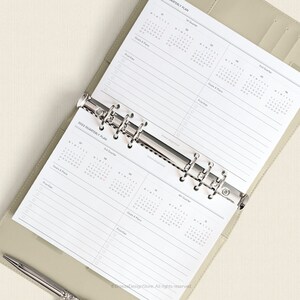 2023 Quarterly Planner Printable A5 Quarterly Printable, Dated Planner ...