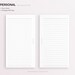Lined Note Paper Printable Personal Lined Paper, Lined Notes, Writing ...