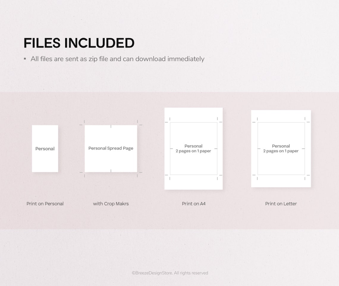 Dotted Note Paper Printable Personal Dotted Paper, Dotted Notes ...