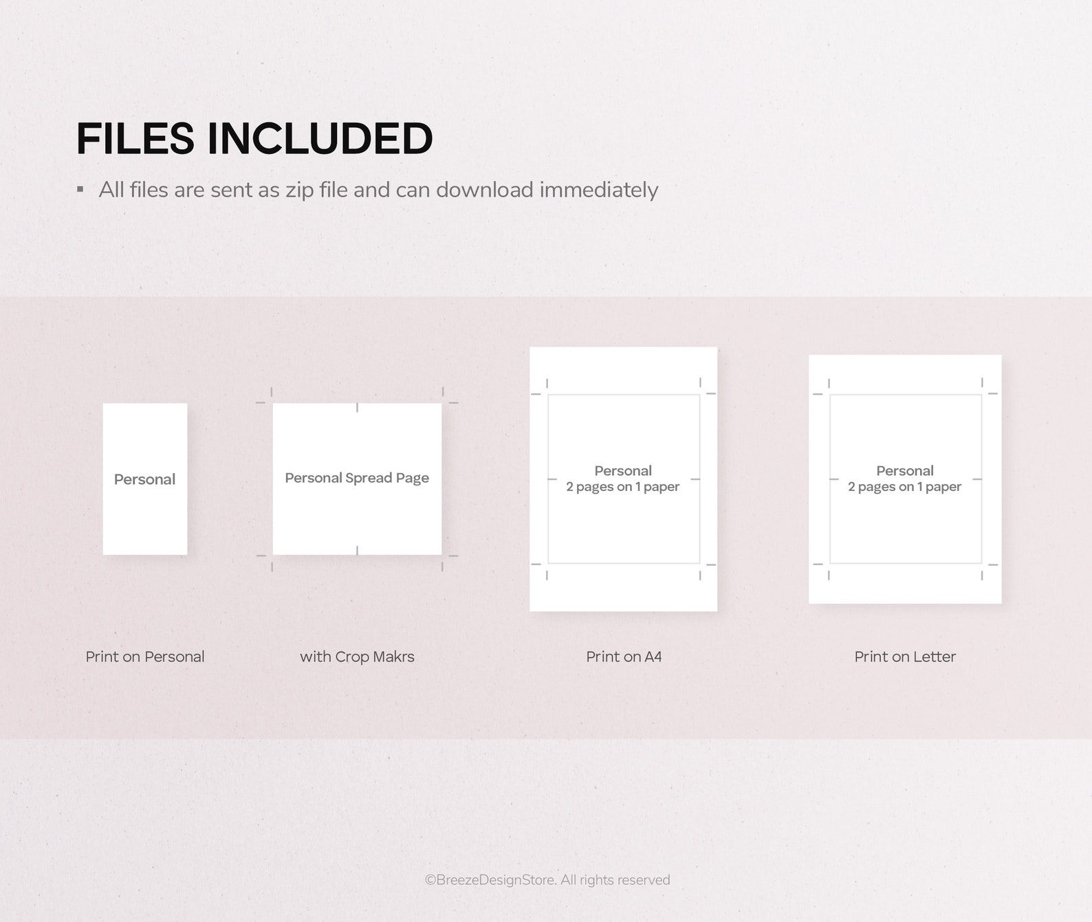 Dotted Note Paper Printable Personal Dotted Paper, Dotted Notes ...