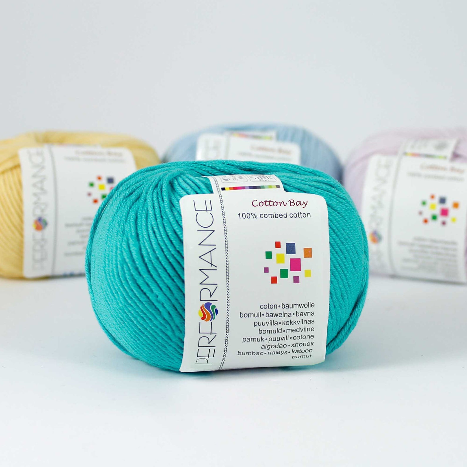 PERFORMANCE Cotton Bay combed cotton 100% cotton 50g | Etsy