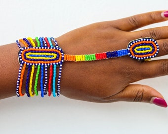 African Beaded Bracelets, African Beaded Bangles, Maasai Wrist ...