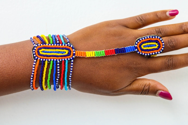 African Beaded Bracelets Zulu Bracelets Maasai Wrist - Etsy