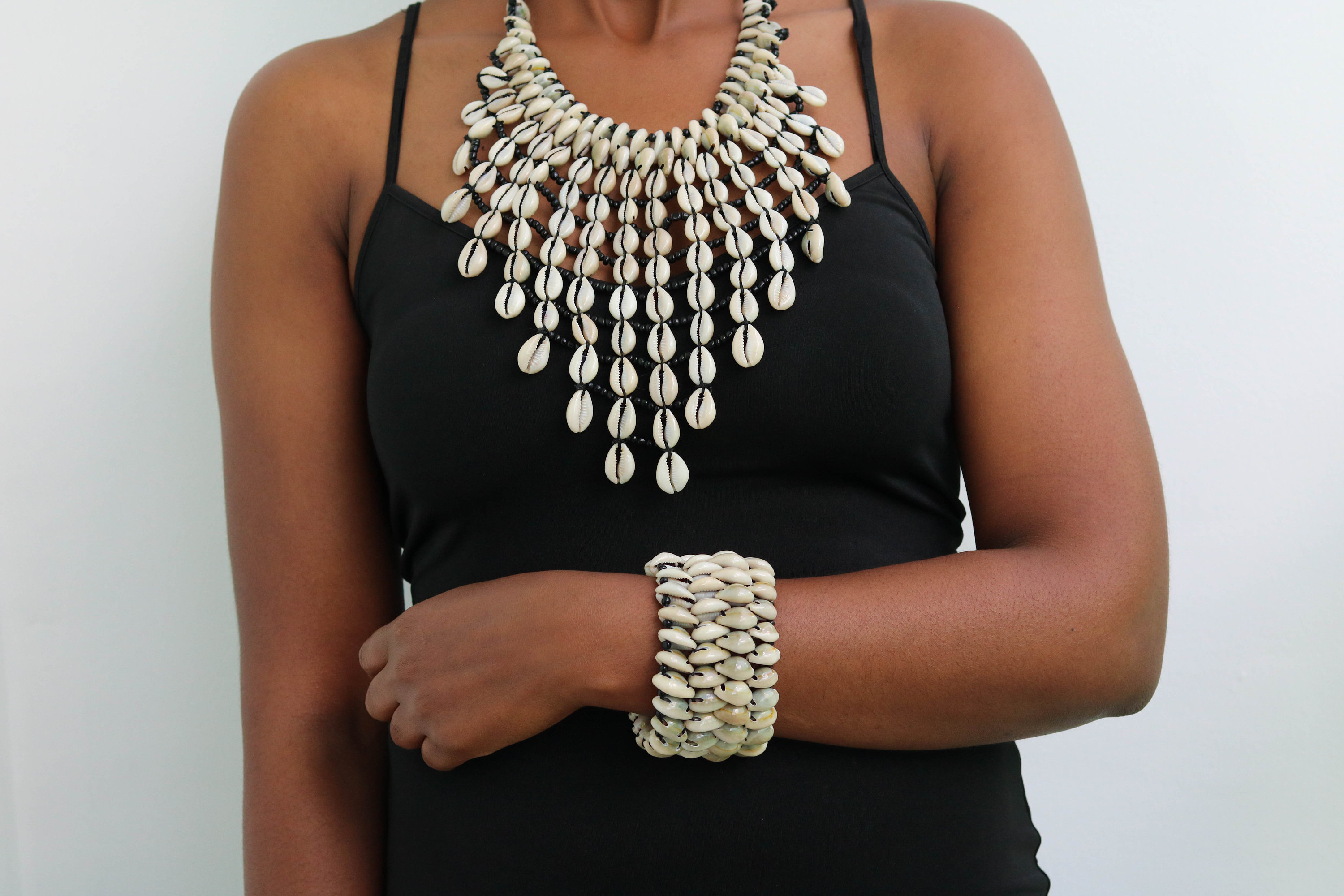 African Cowrie Shell Necklace Sea Shell Necklace African - Etsy