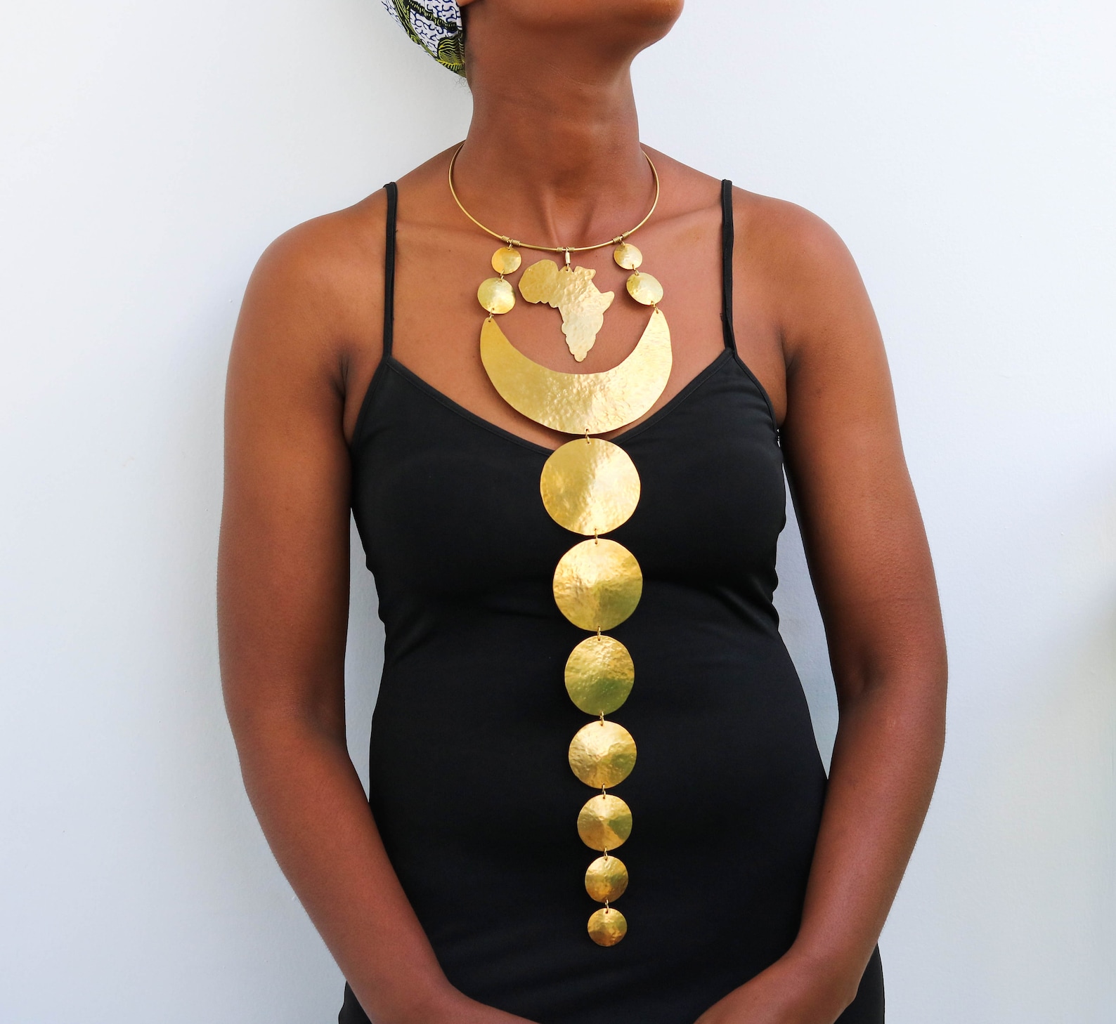 African Brass Necklace, Brass Jewelry, African Jewelry for Women ...