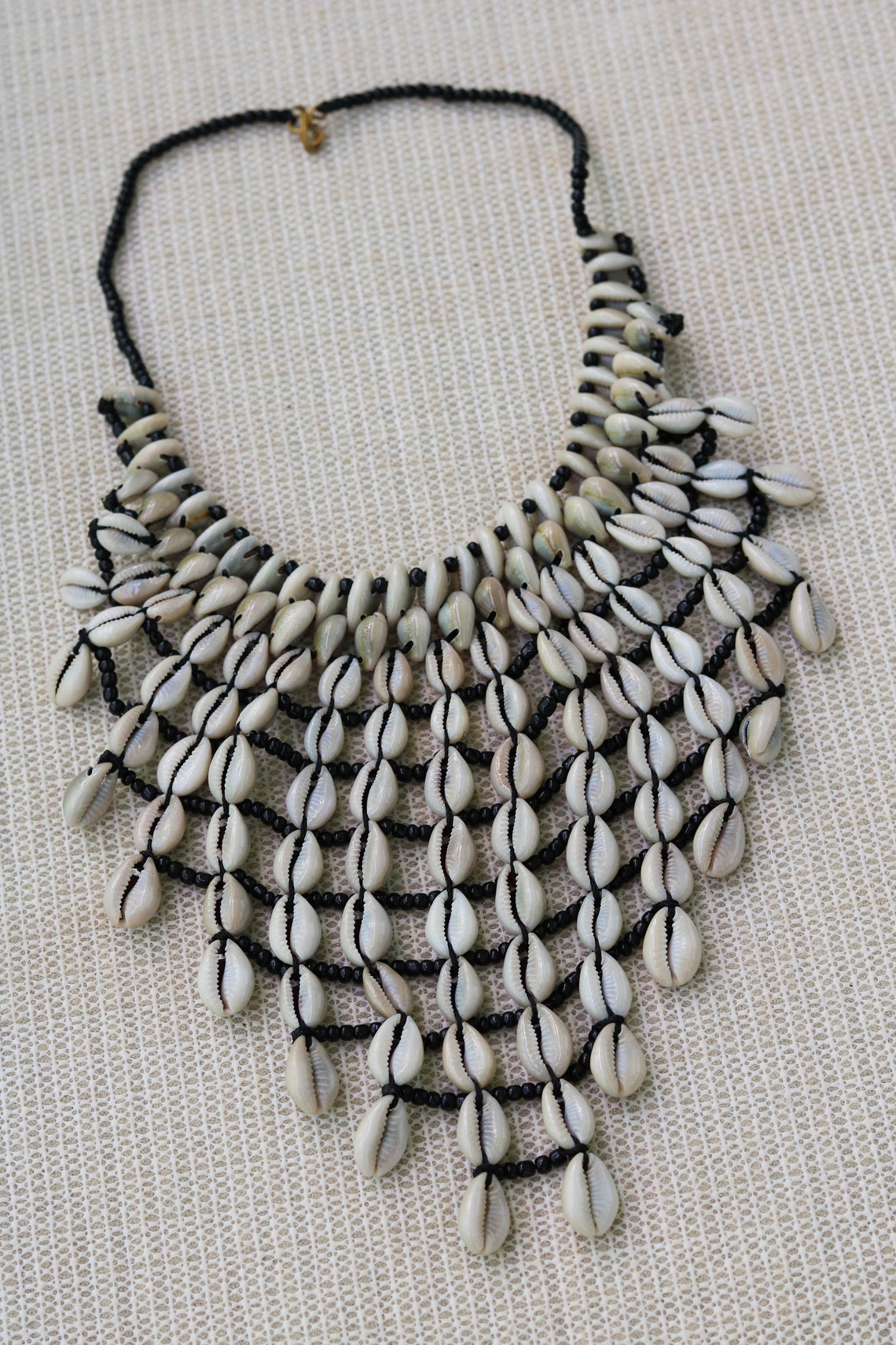 African Cowrie Shell Necklace Sea Shell Necklace African - Etsy