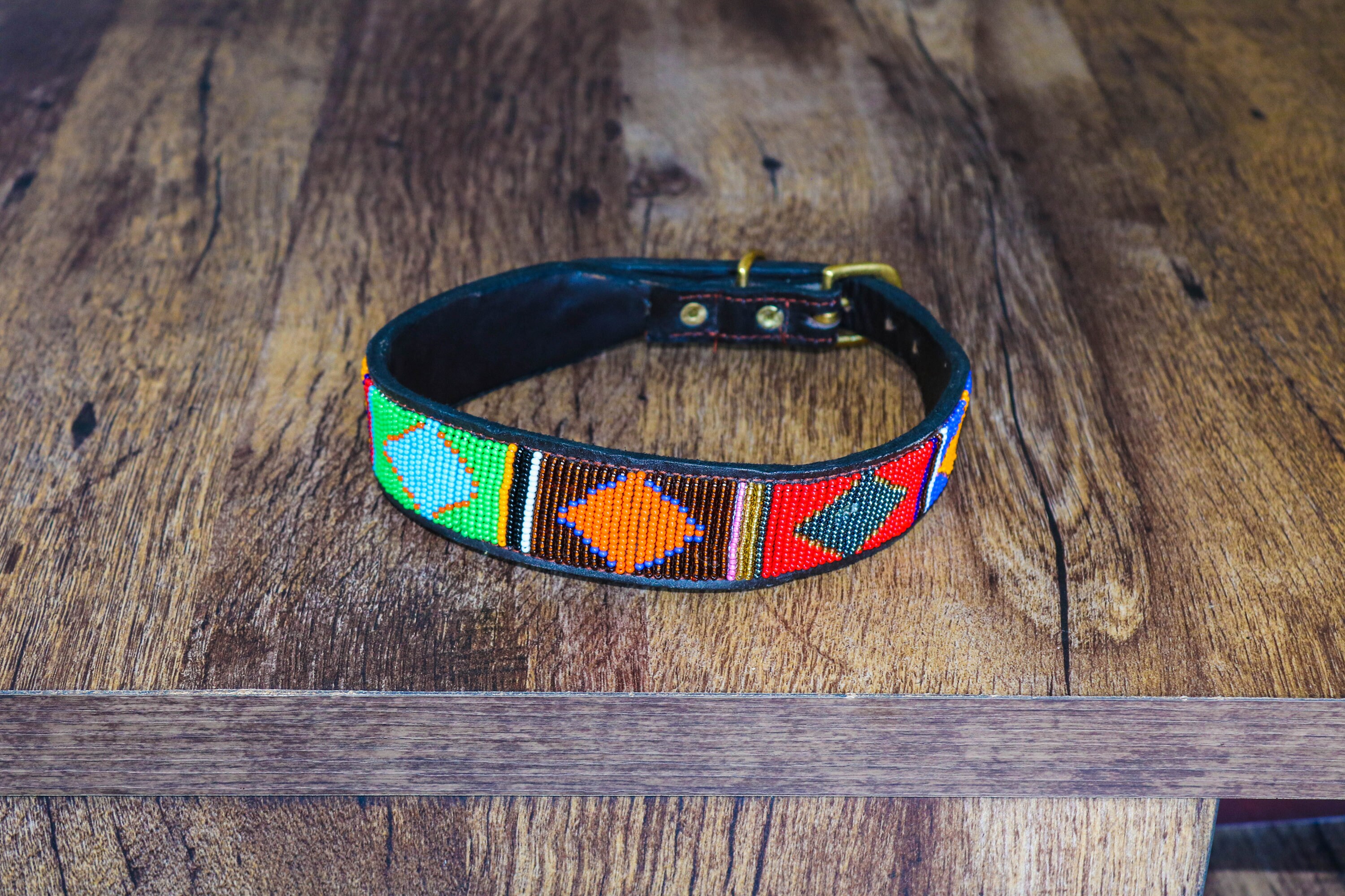 Maasai beaded collar African dog collar Handmade Collar | Etsy