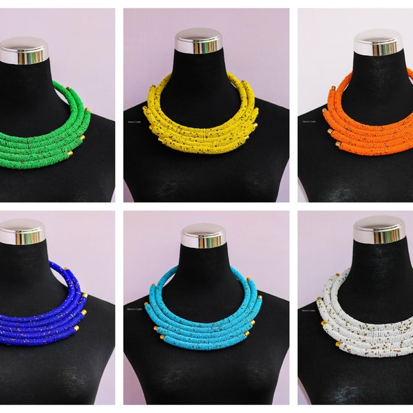 African Rope Necklace - Etsy