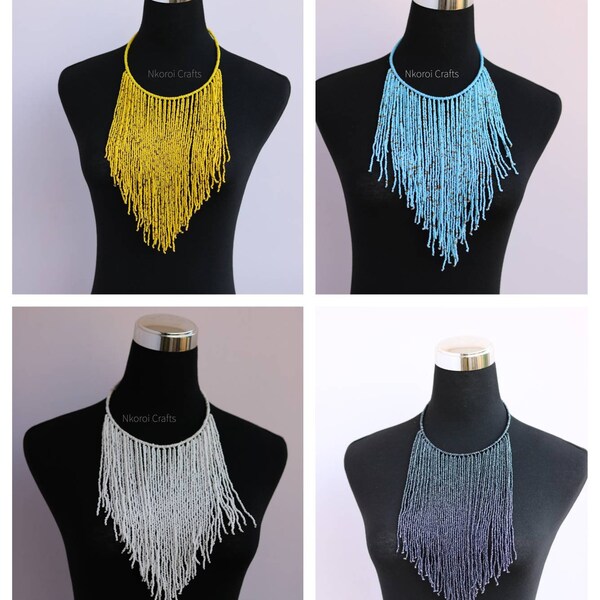 Fringe Necklace - Etsy