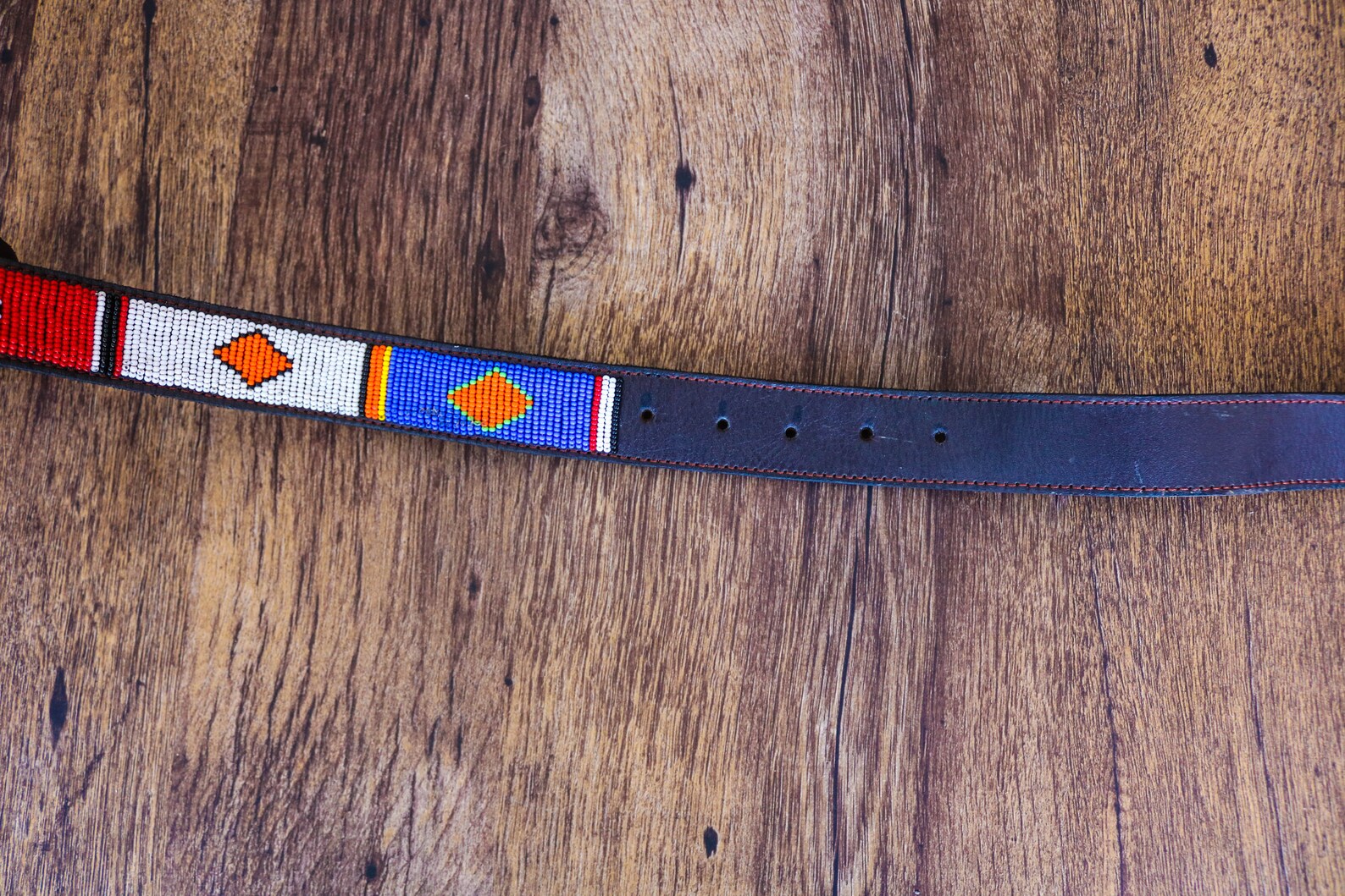 African Beaded Belt Leather Belt Handmade Belt Masai Beaded - Etsy