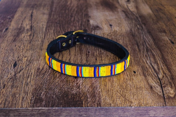 Beaded Dog Collar African Collar Handmade Collar Maasai | Etsy