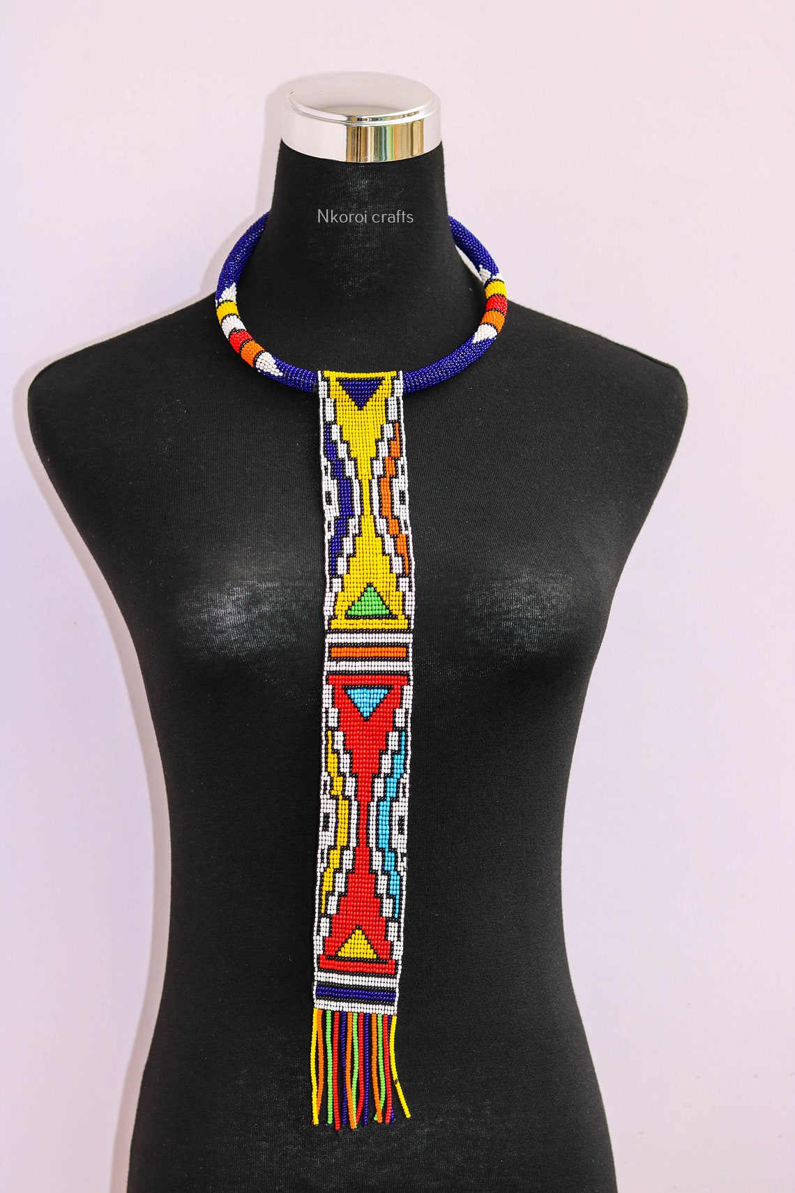 African Beaded Necklaces for Women Zulu Necklace Beaded - Etsy