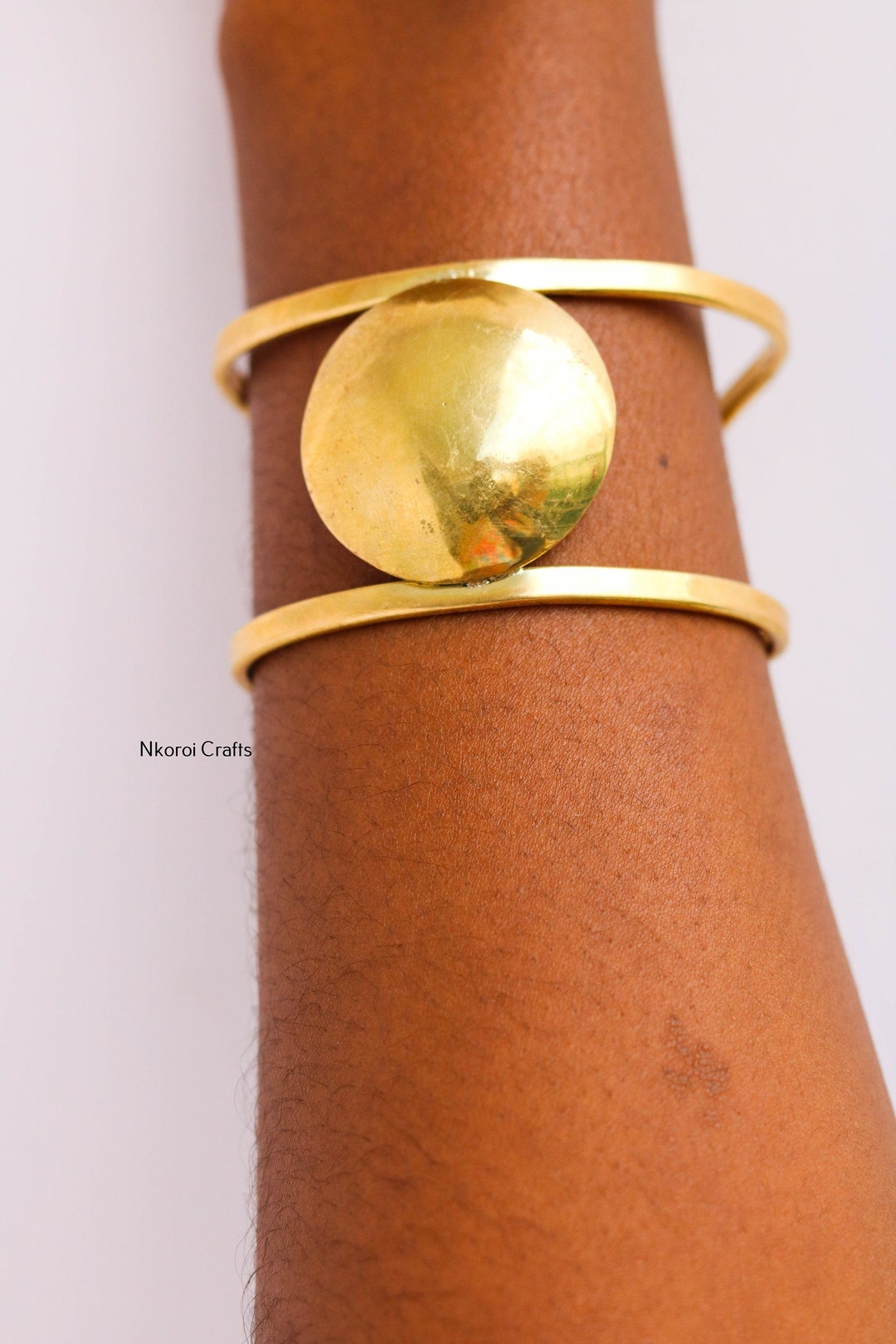 African Brass Bracelets, Cowrie Bracelets, Brass Jewelry, African Cuff ...