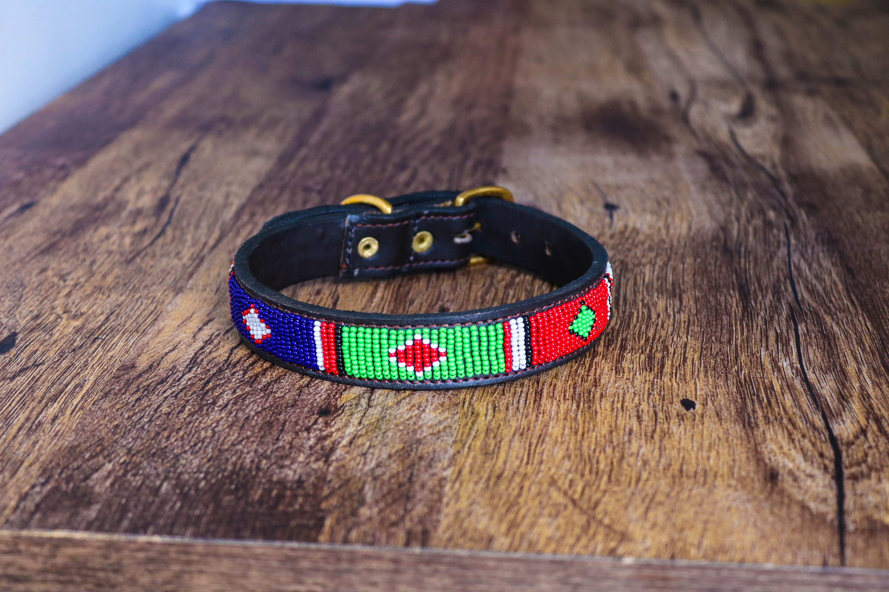 African Beaded Collar Handmade Dog Collar Maasai Collar - Etsy