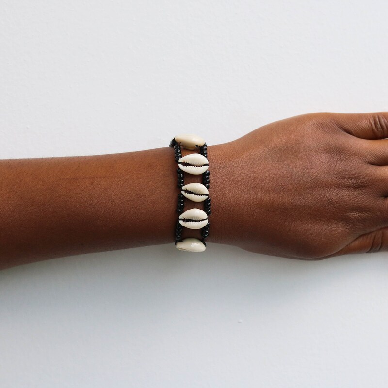 Shell Bead Bracelet - Etsy