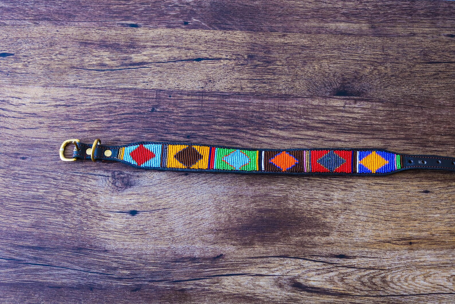 Maasai beaded collar African dog collar Handmade Collar | Etsy