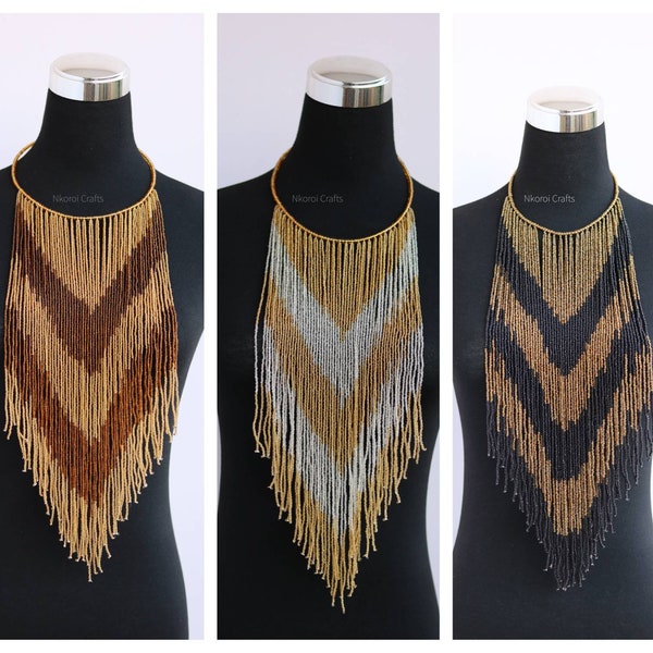 Fringe Necklace - Etsy