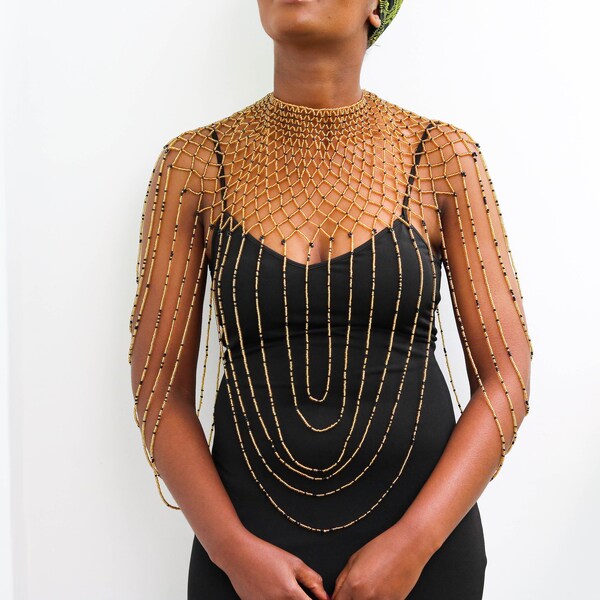 Beaded Cape - Etsy
