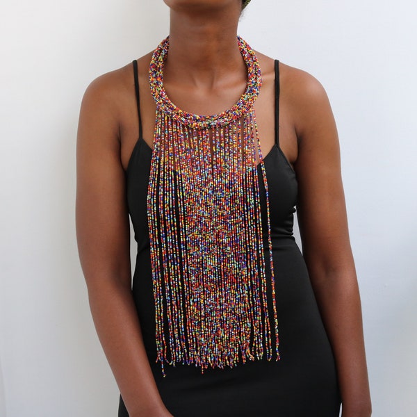 Fringe Necklace - Etsy