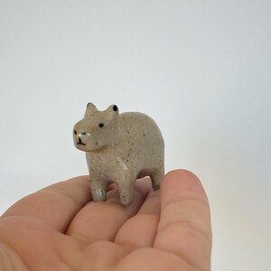 Handmade Ceramic Capybara Figurine Adorable Capybara Collectible - Etsy