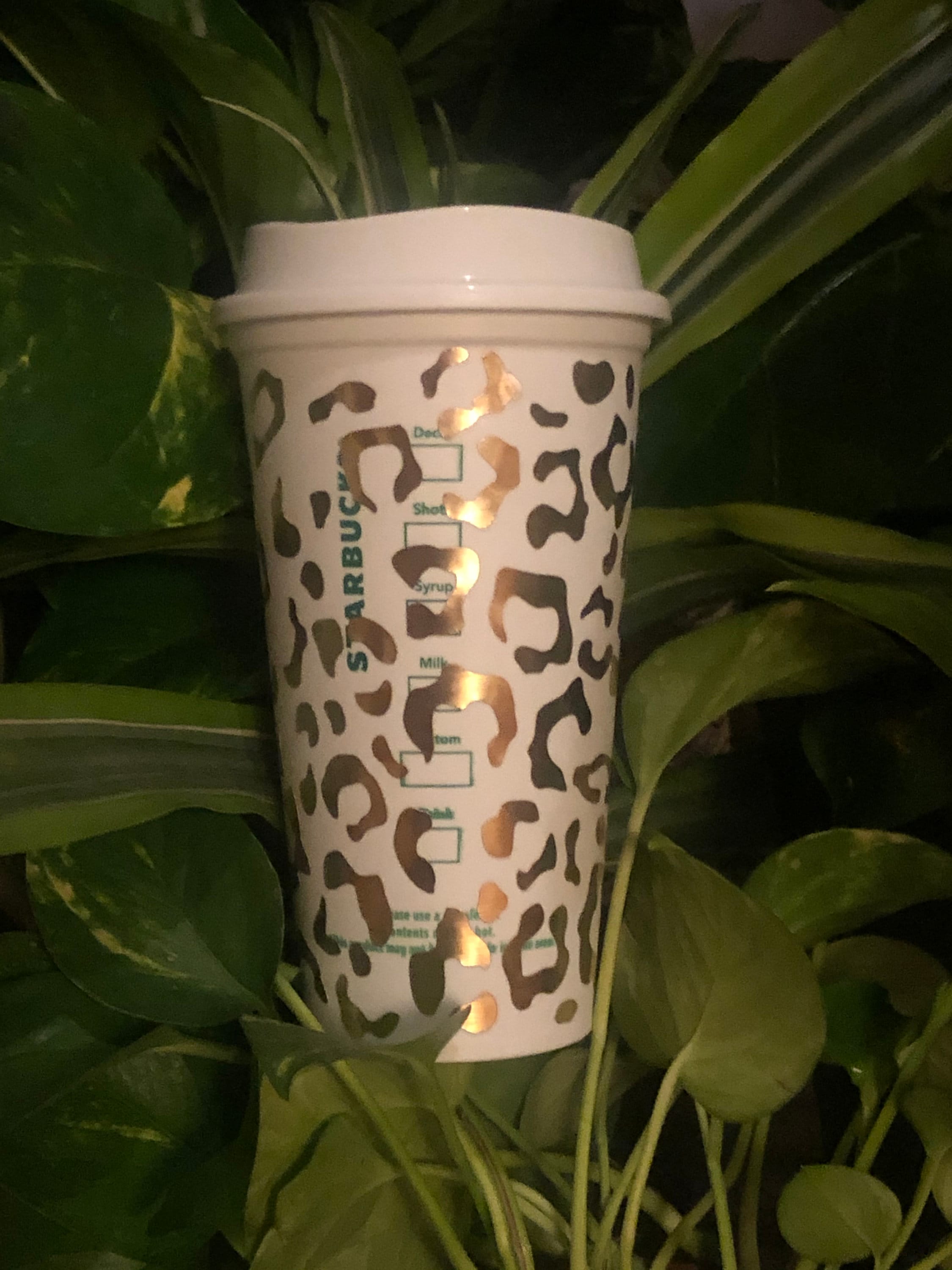 Custom Starbucks Cup With Vinyl Graphics - Etsy