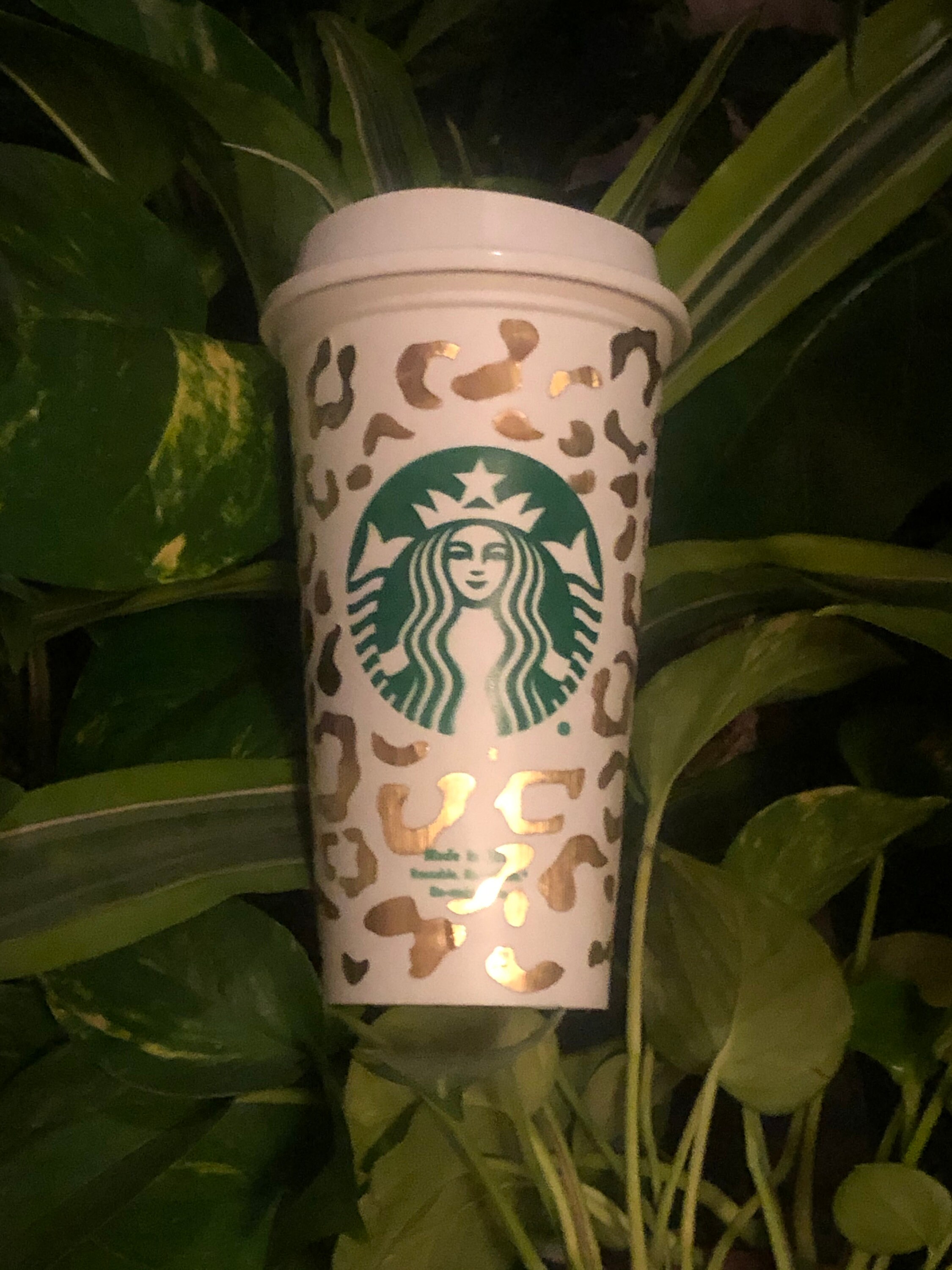Custom Starbucks Cup With Vinyl Graphics - Etsy