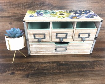 Farmhouse Desktop Organizer - Etsy