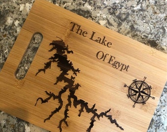Custom Lake Cutting Board | Etsy