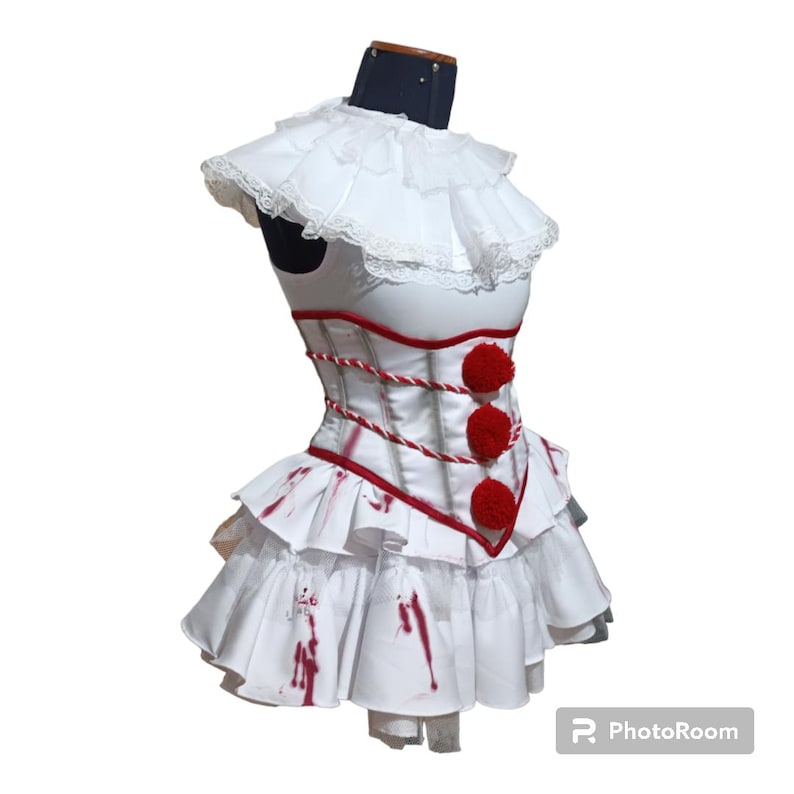 Cosplay Pennywise It Female Version Custom Made Halloween Dress - Etsy