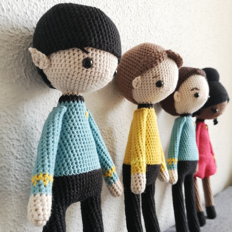 Star Trek Amigurumi Dolls 4 Crochet PATTERN Downloads - Etsy