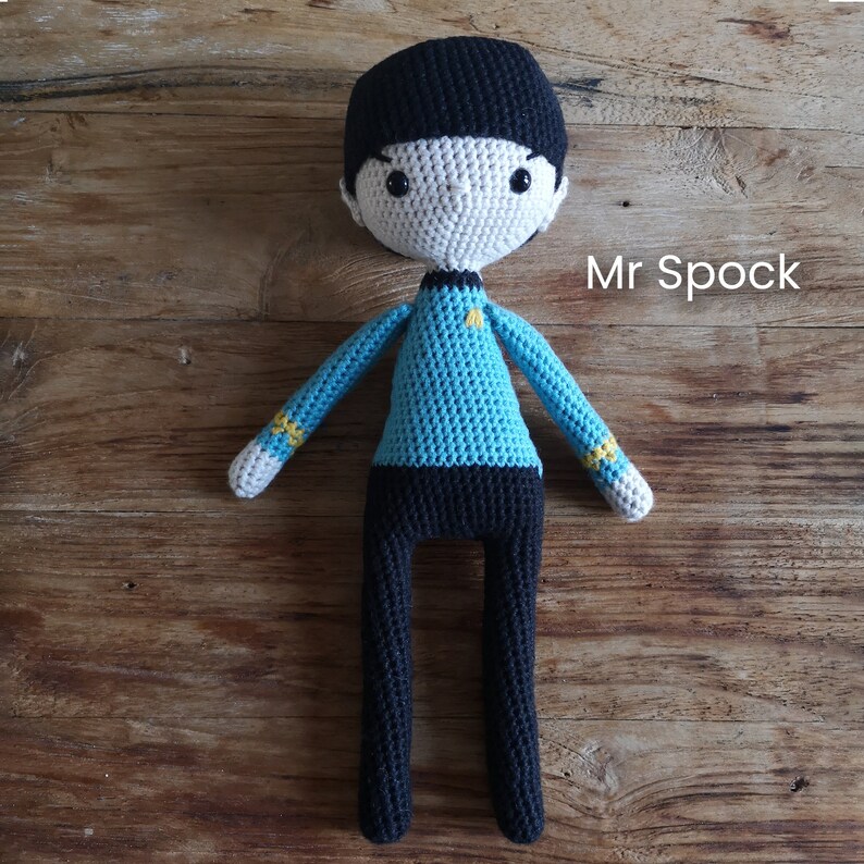 Star Trek Amigurumi Dolls 4 Crochet PATTERN Downloads - Etsy