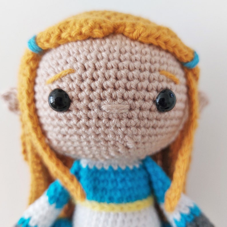 Princess Zelda Crochet PATTERN Download Amigurumi Doll - Etsy