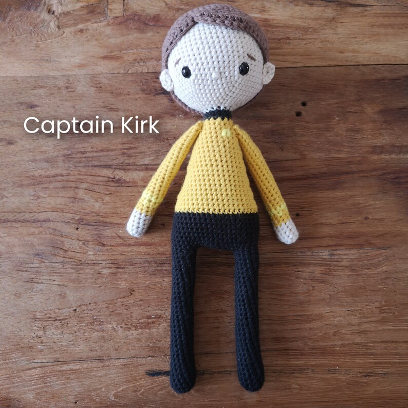 Star Trek Amigurumi Dolls 4 Crochet PATTERN Downloads - Etsy