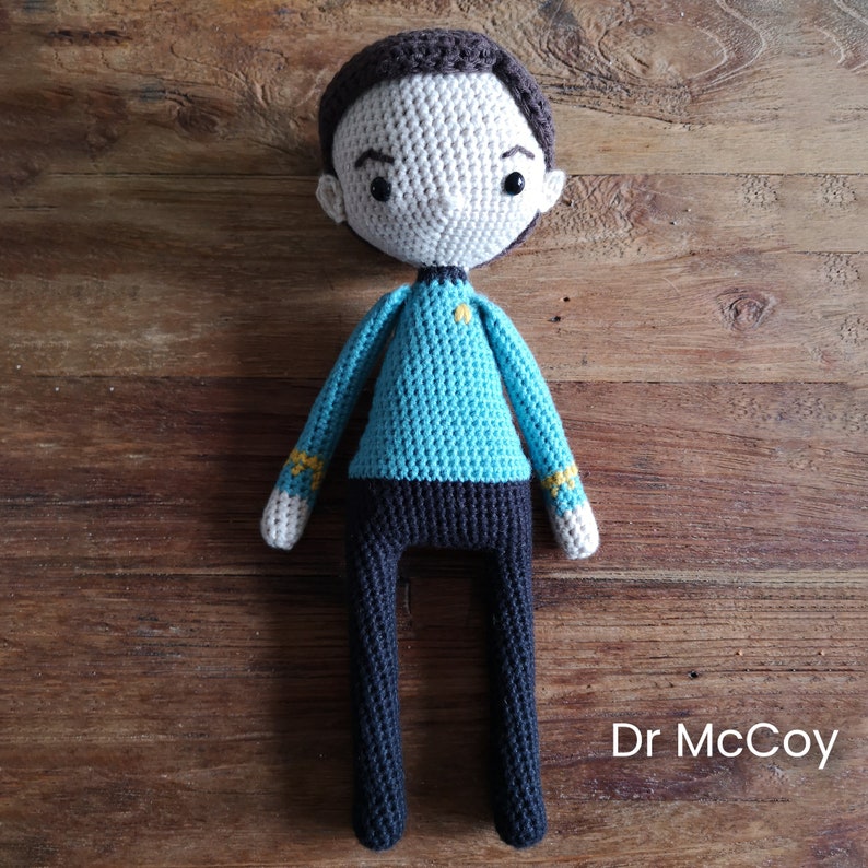Star Trek Amigurumi Dolls 4 Crochet PATTERN Downloads - Etsy