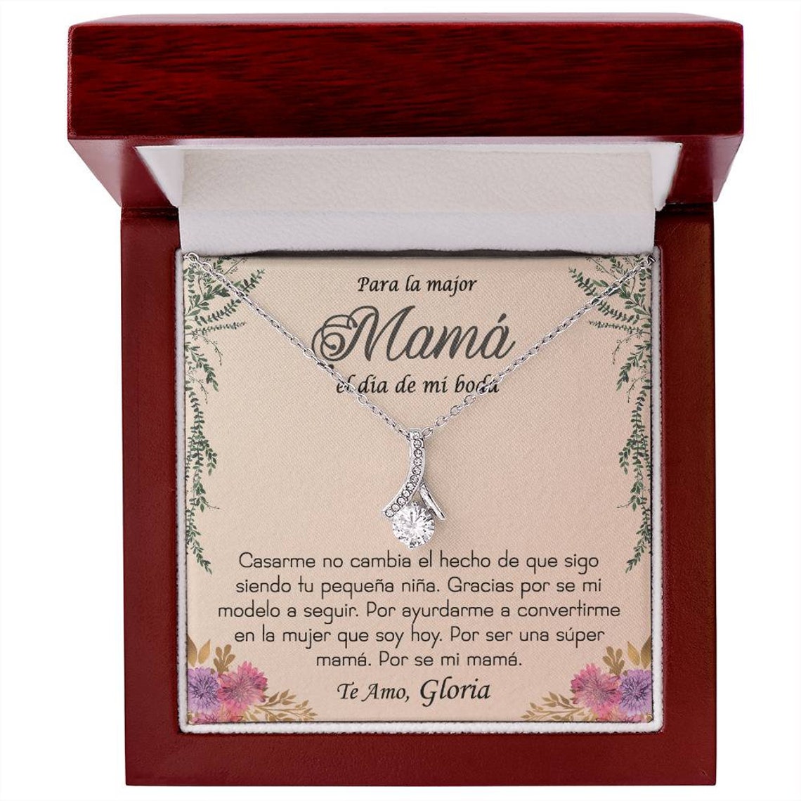 Spanish Gifts for Mama, Mother of the Bride Wedding Gift, Regalo Para ...